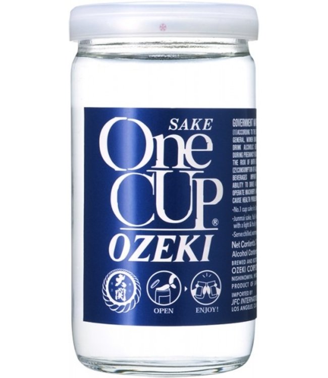 OZEKI ONE CUP JUNMAI EX 13.5% "OZEKI" 180ML - Uchitomishop - Magasin en ...