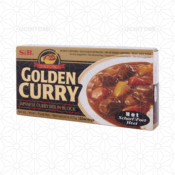 GOLDEN CURRY HOT KARAKUCHI "SB" 220G - Uchitomishop - Japanischer Online-Shop - Lieferung in die ...