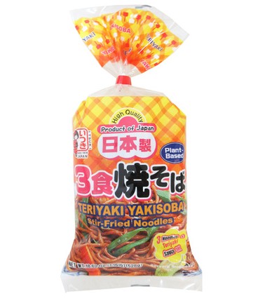 NAMA YAKISOBA TERIYAKI AJI 3P "ITSUKI" 528G - Uchitomishop - Magasin en ligne Japonais ...